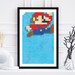 Super Mario Inspired Poster | Printable Wall Art | Original Artwork ...