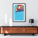 Super Mario Inspired Poster | Printable Wall Art | Original Artwork ...