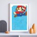 Super Mario Inspired Poster | Printable Wall Art | Original Artwork ...