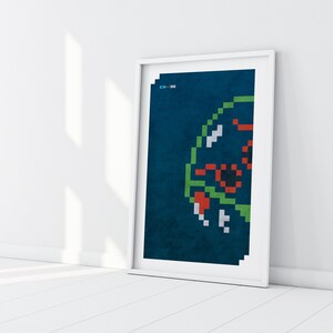 Retro NES Metroid Inspired Poster | Printable Wall Art | Original ...