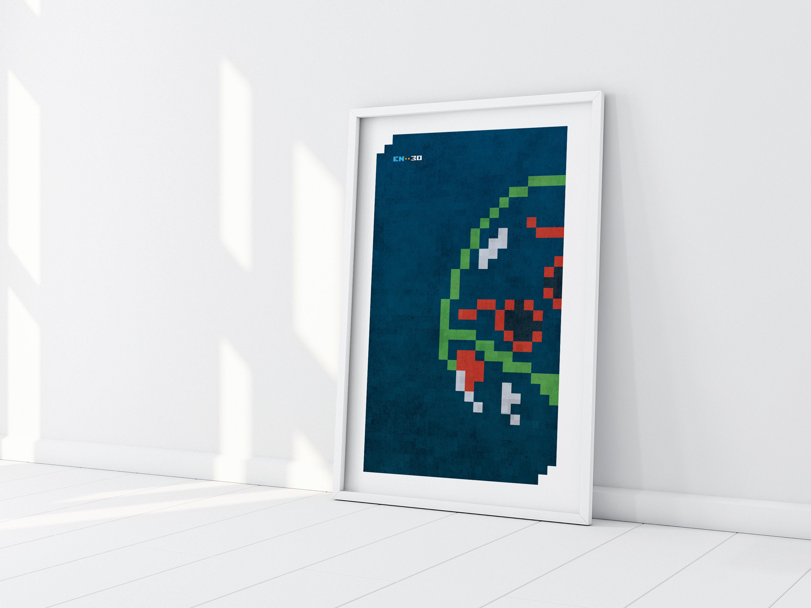 Retro NES Metroid Inspired Poster | Printable Wall Art | Original ...