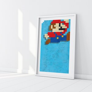 Super Mario Inspired Poster | Printable Wall Art | Original Artwork ...