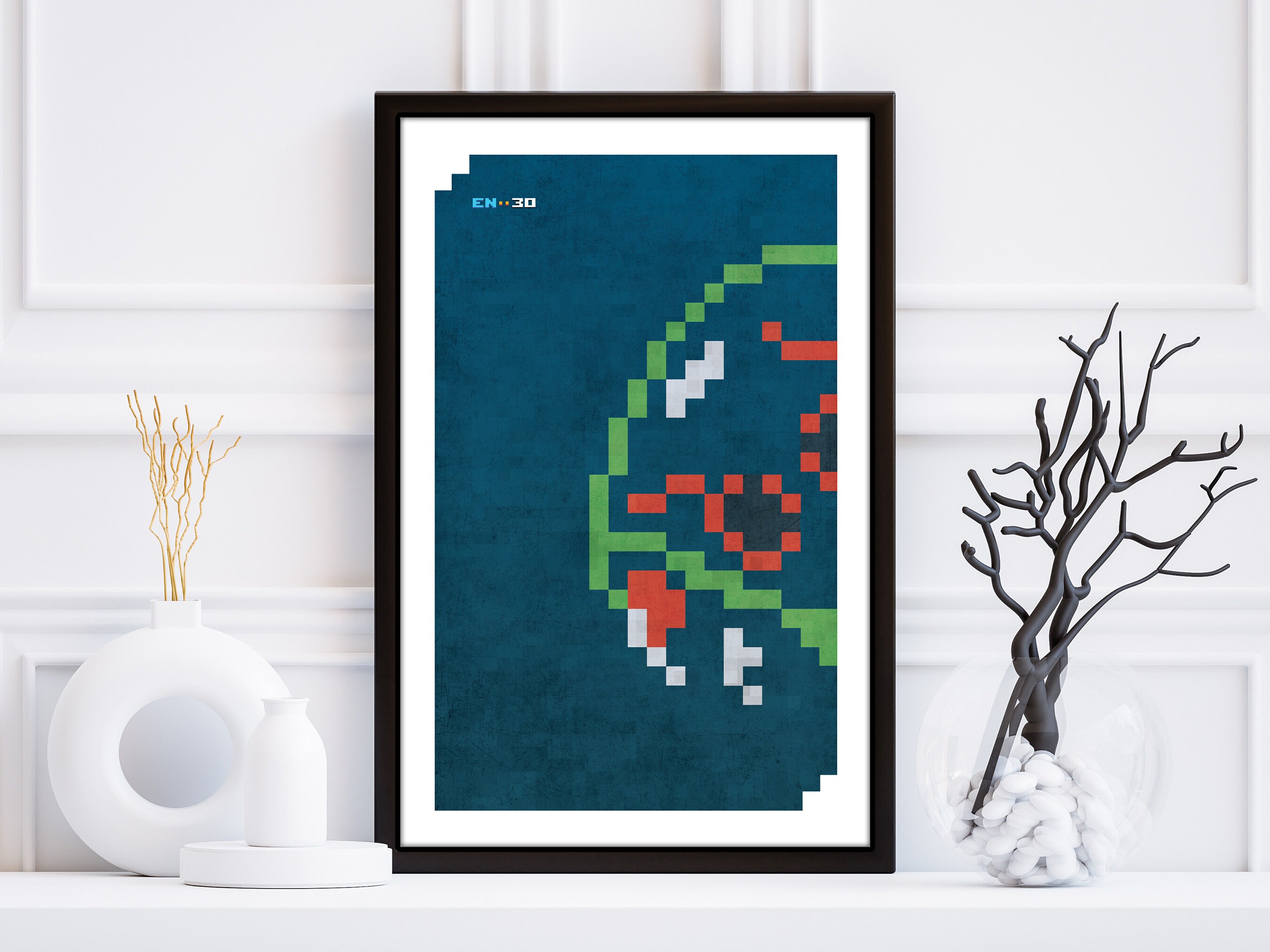 Retro NES Metroid Inspired Poster | Printable Wall Art | Original ...