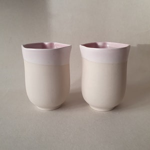 Ceramic Pink Mug With Lips, Light Pink Cup, Coffee Cup, Tea Mug ...