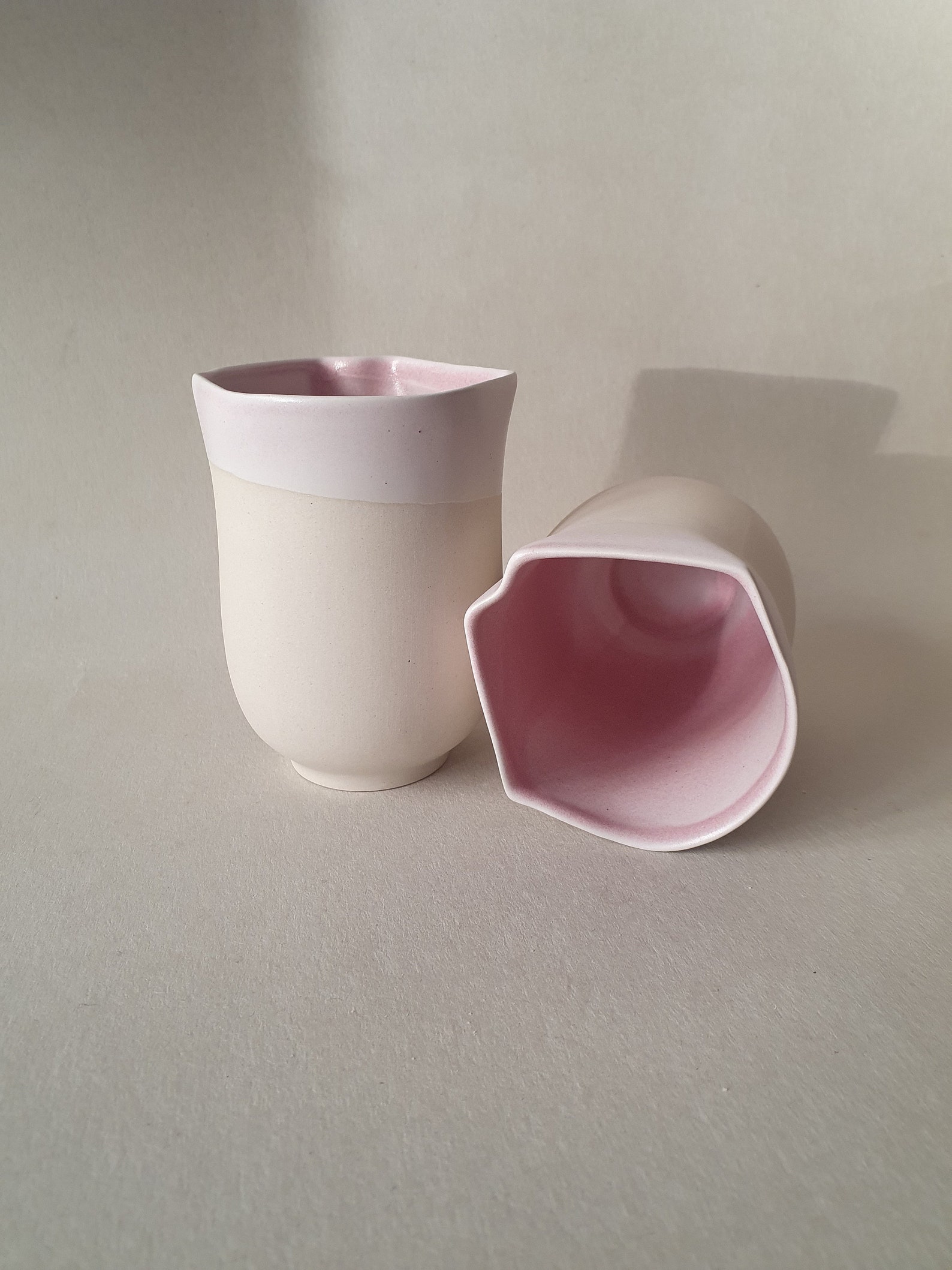 Ceramic Pink Mug With Lips, Light Pink Cup, Coffee Cup, Tea Mug ...
