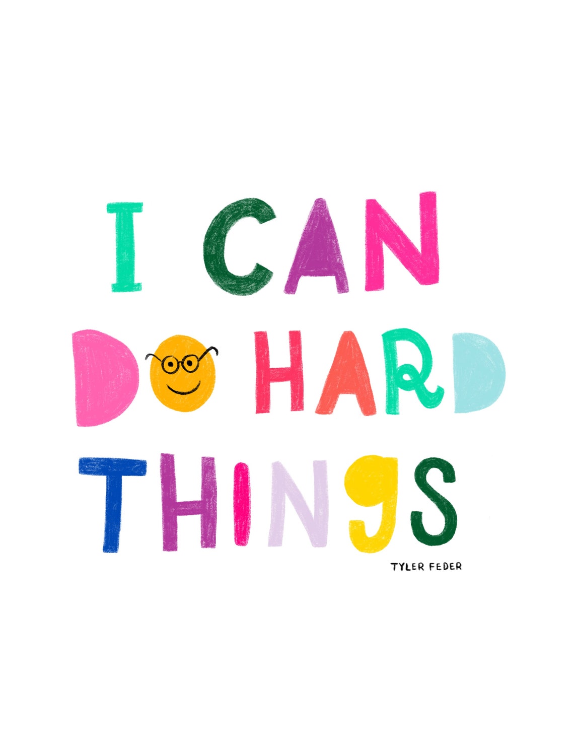 I Can Do Hard Things Print Hand Illustrated Etsy i-can-do-hard-things-print-hand-illustrated-etsy