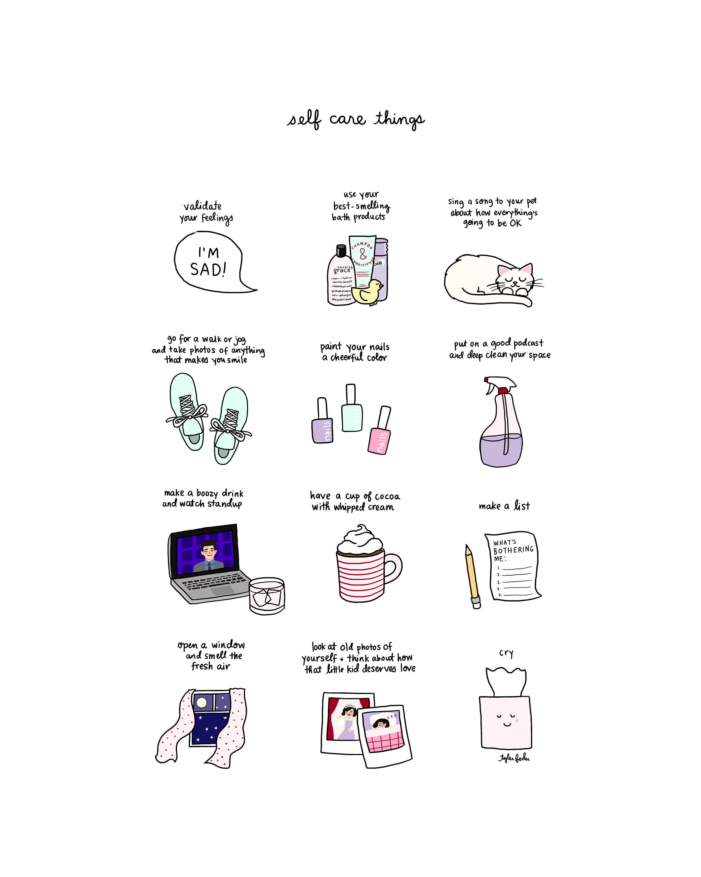 Self Care Digital Download - Etsy