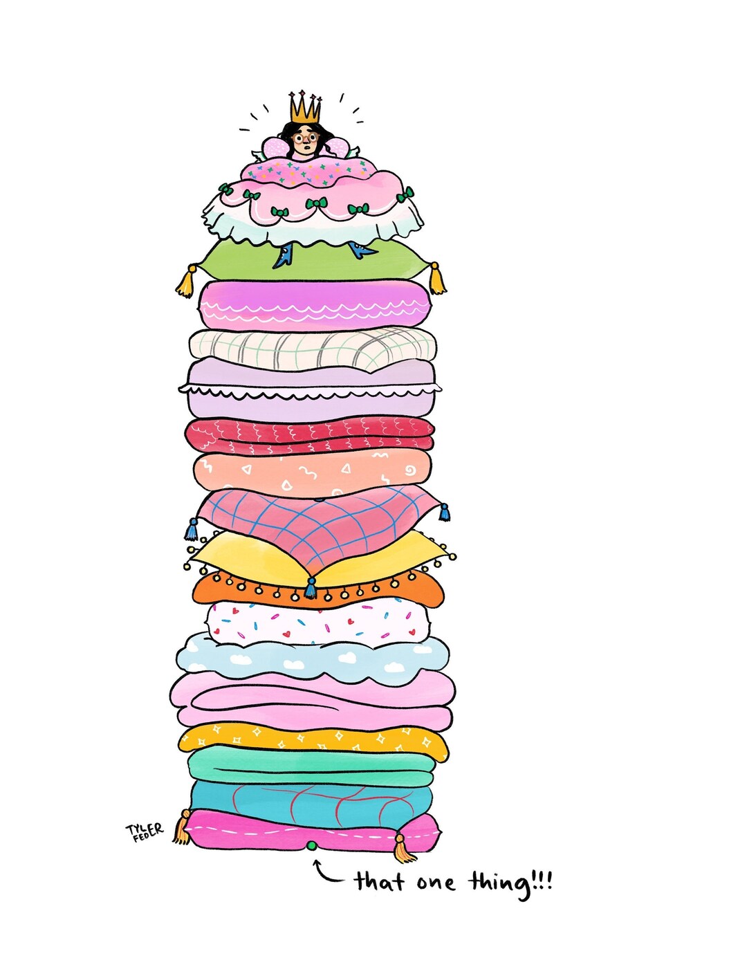 Princess and That One Thing - Digital File - Etsy