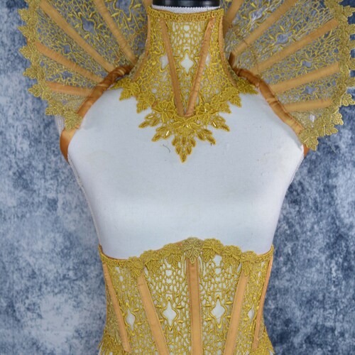 Embroidered Lace Elizabethan Collar - Etsy