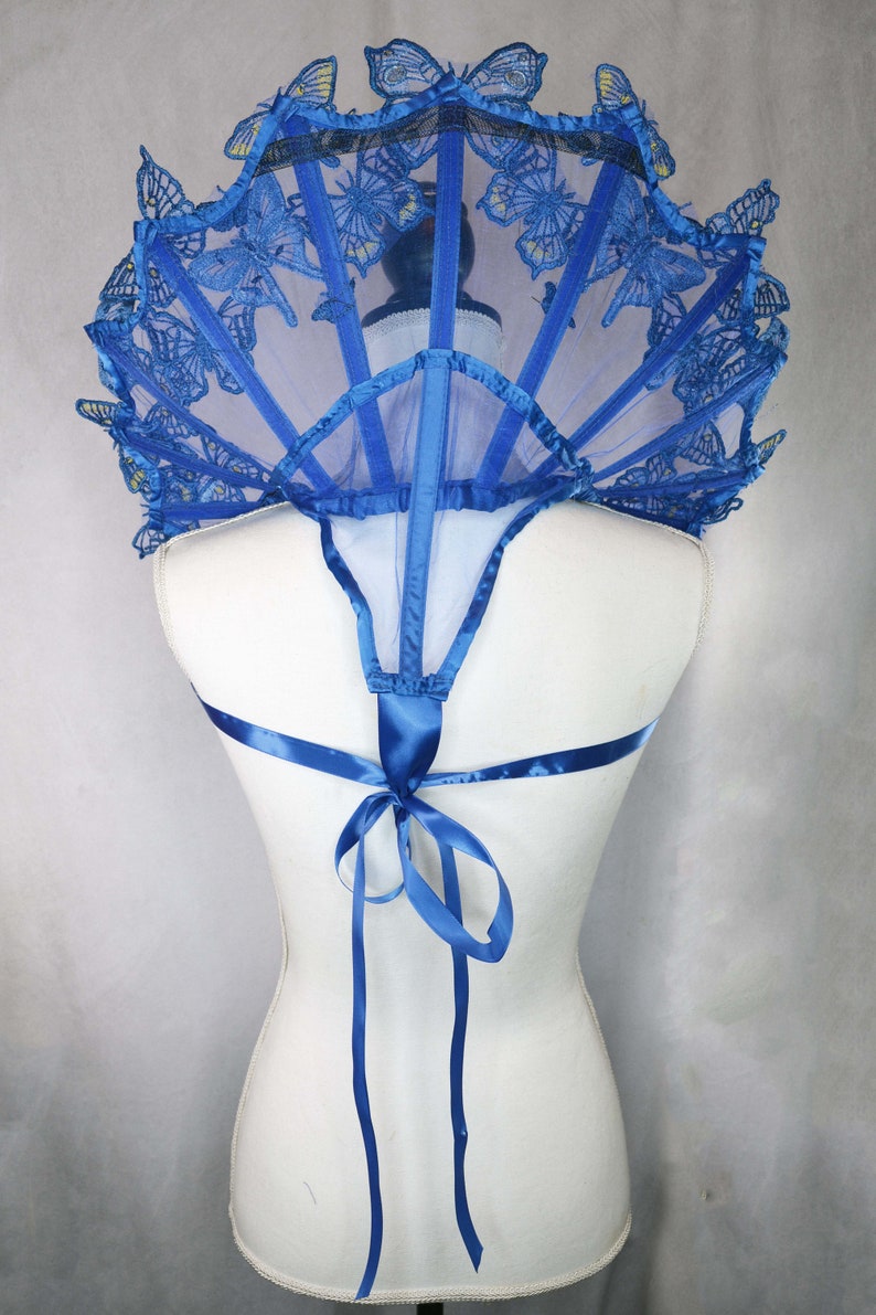 Embroidered Moth Elizabethan Collar - Etsy