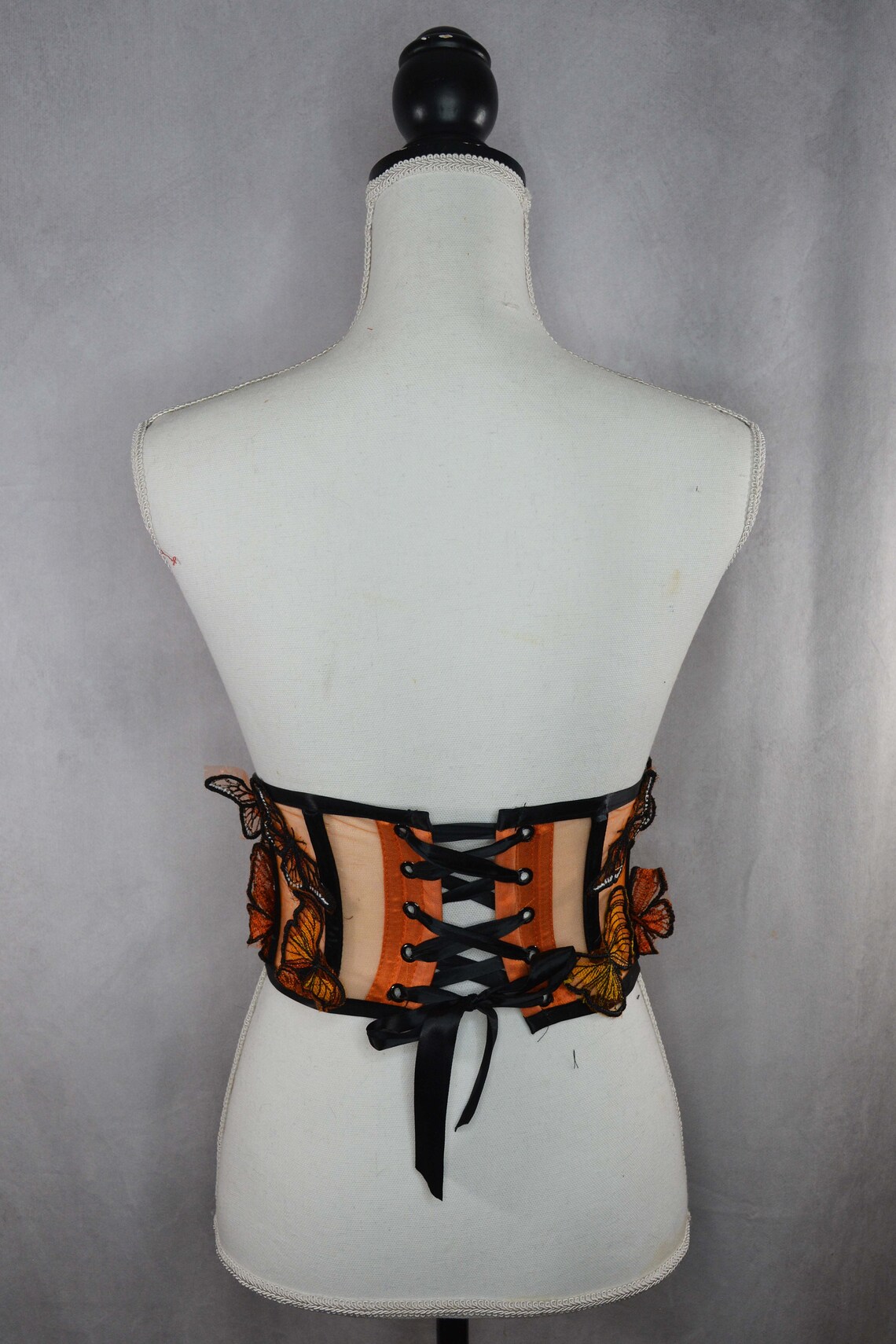 Embroidered Butterfly Waist Corset Belt - Etsy