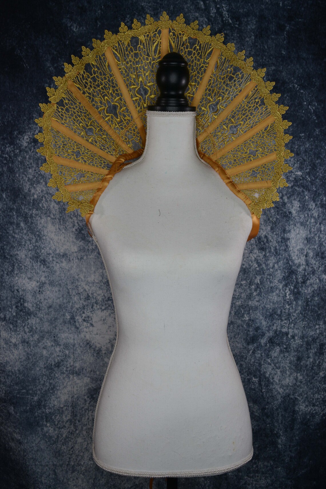 Embroidered Lace Elizabethan Collar | Etsy