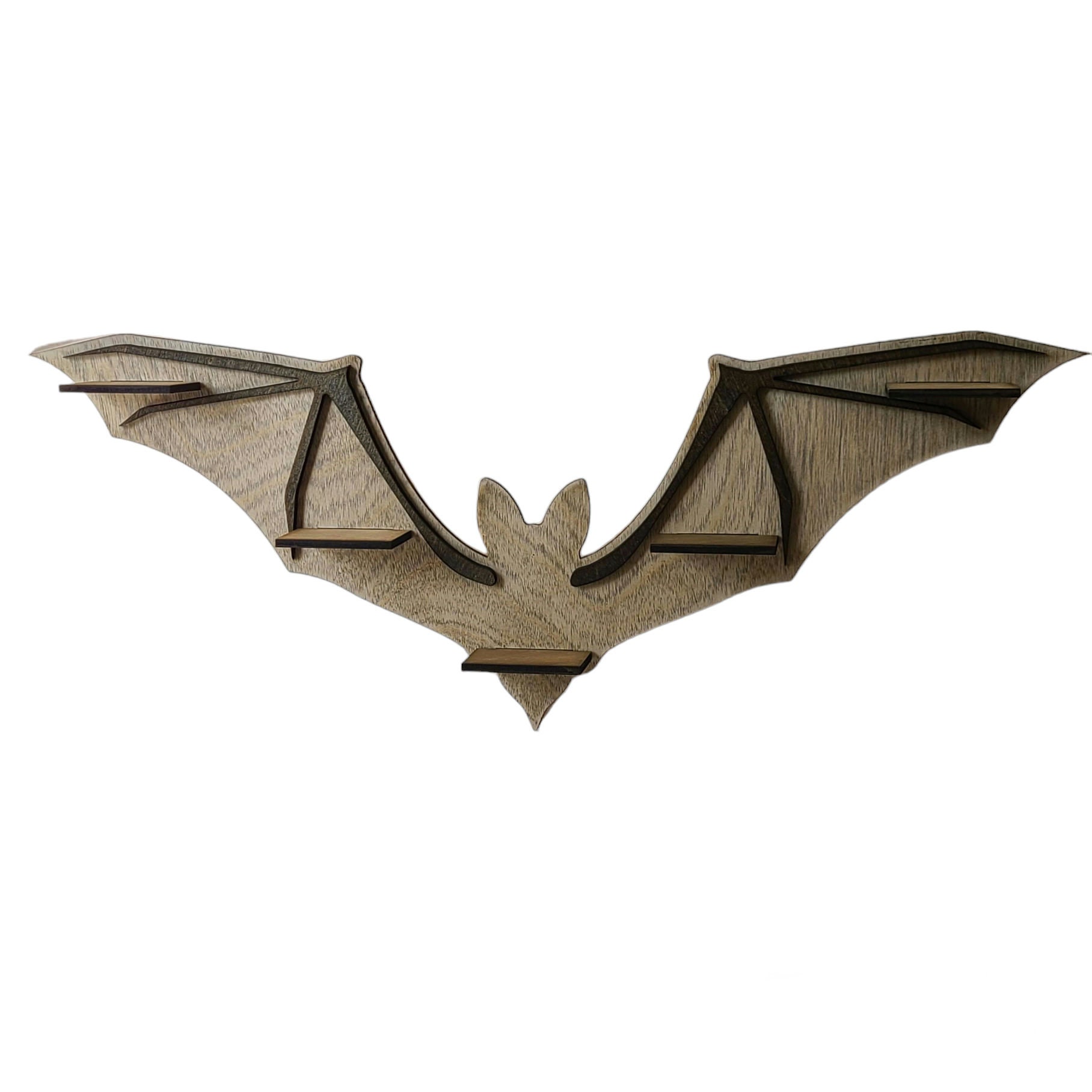 Bat Crystal Shelf Laser Cut Bat Shelf Halloween Gift Spooky Decorations ...