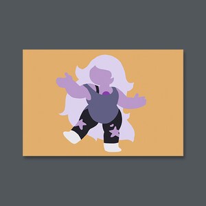 Steven Universe Crystal Gems Art Print, Garnet Artwork, Pearl Fan, Rose ...