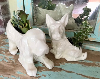Mccoy Dog Planters - Etsy