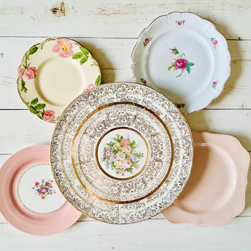 Antique China Plates - Etsy
