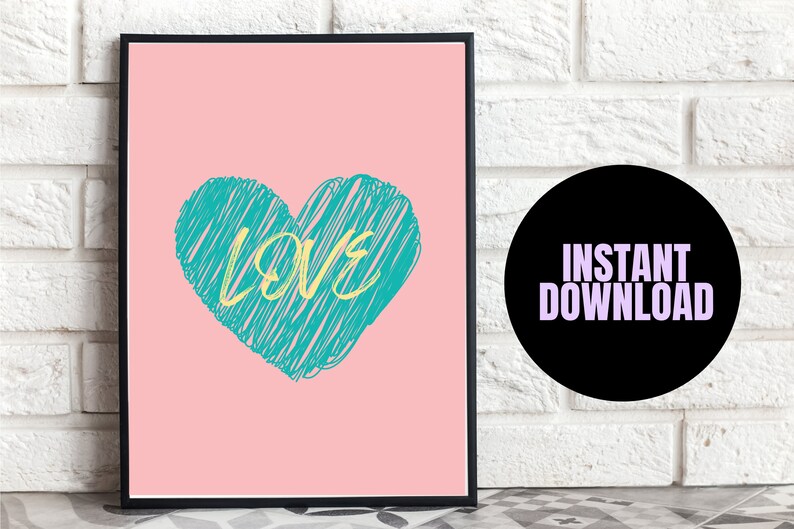 Valentines Day Art, Valentines Printable, Valentines Day Printable ...