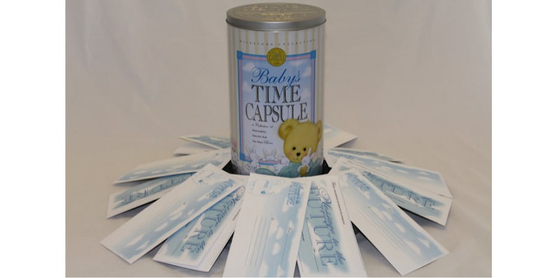 Baby Time Capsule Kit, Baby Shower Gift, Keepsake Box, Baby Memories ...