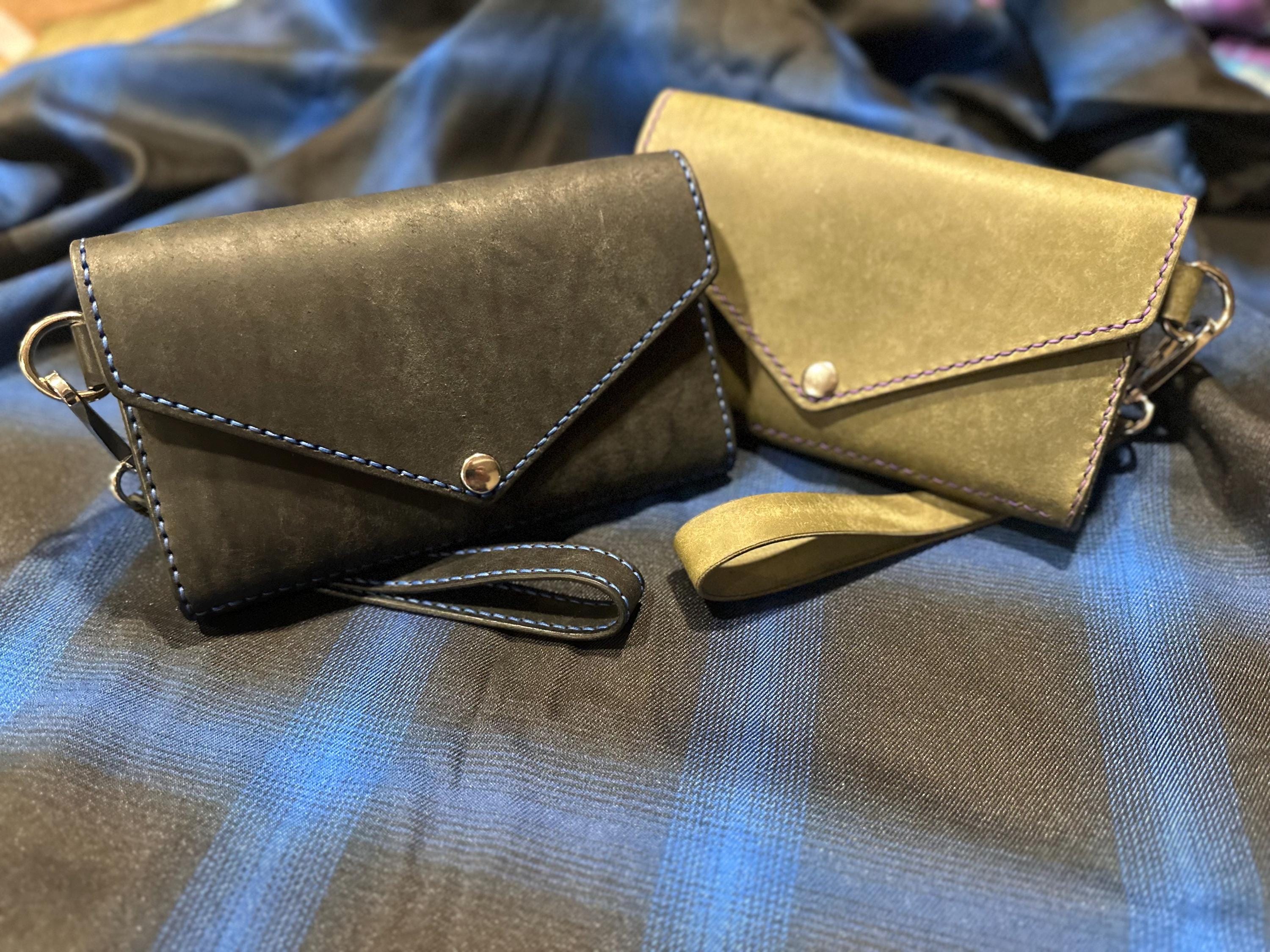 Leather K.I.S.S. Clutch Pattern - Etsy