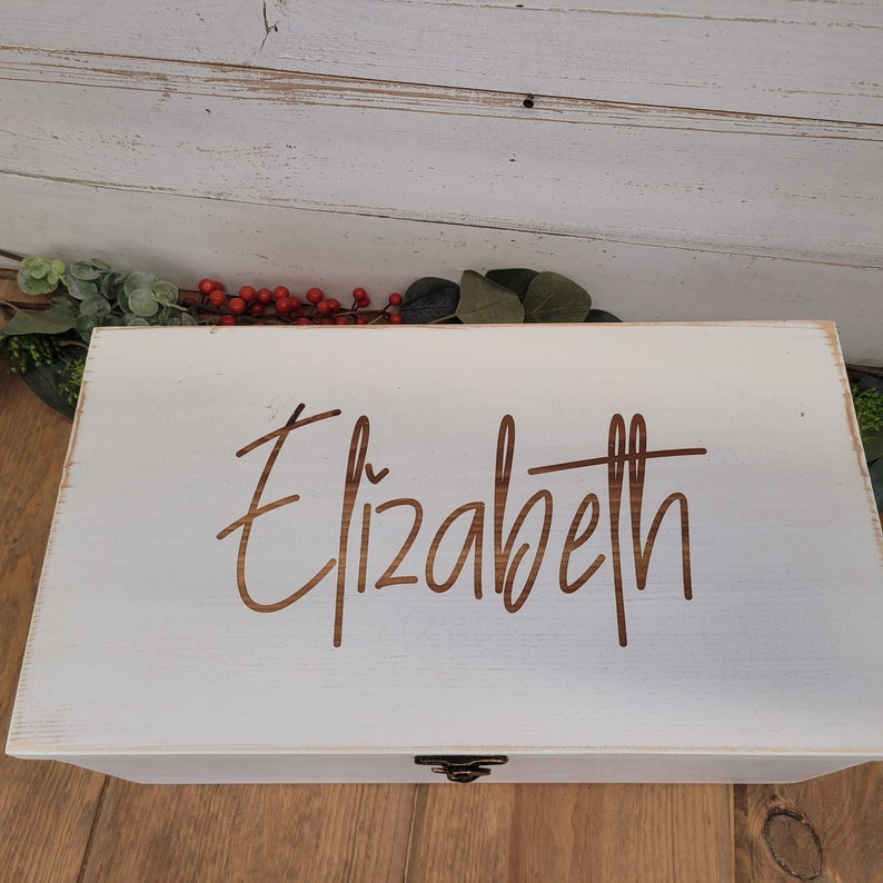 Personalized Keepsake Boxes Laser Engraved Wooden Memory Box - Etsy