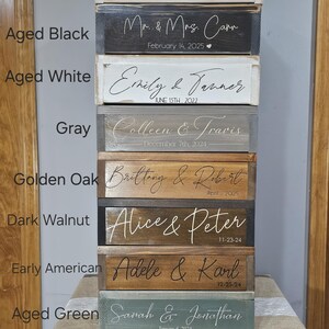 Personalized Cake Stand Rustic Wedding Cake Stand Solid Square Wood ...