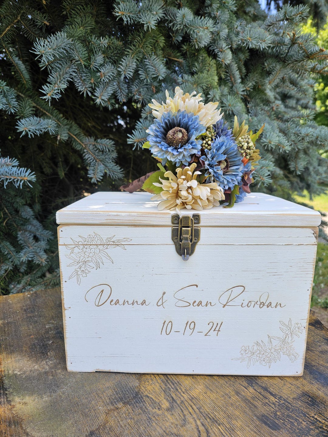 Personalized Card Box, Wedding Card Box, Barn Wedding Decorations ...