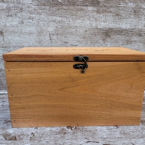 Large Rustic Keepsake Box Mens Personalized Keepsake Box Dads Travel ...