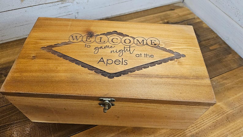 Game Night Box, Family Game Box | Personalized Game Night Box - Etsy