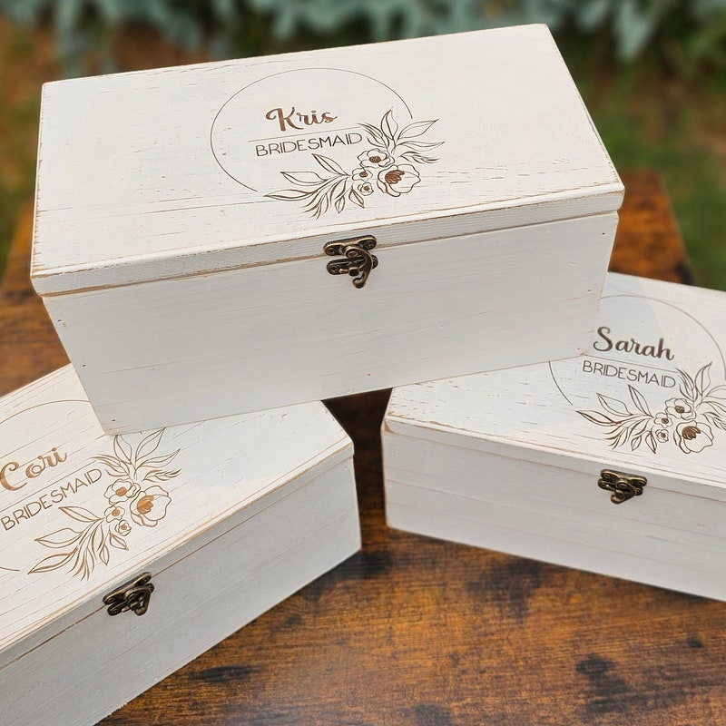Maid of Honor Box - Etsy