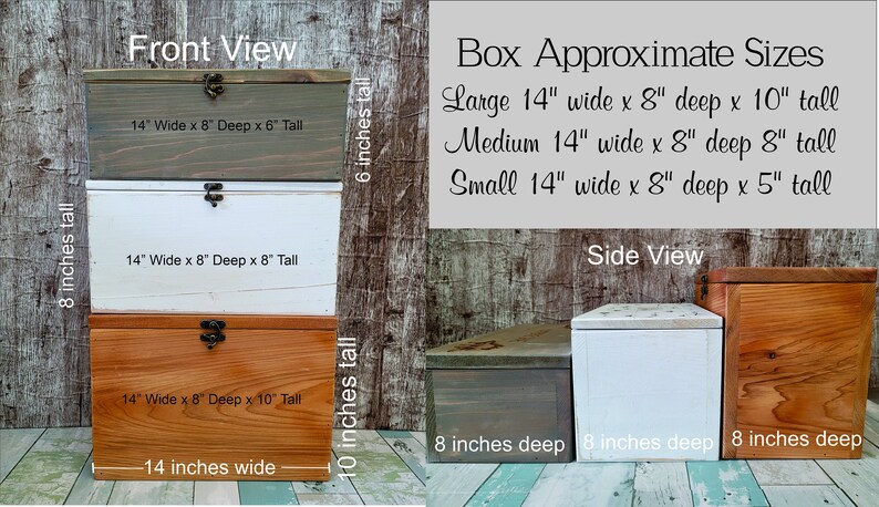 Wood Card Box Small Custom Card Box Rustic Wedding Wedding - Etsy