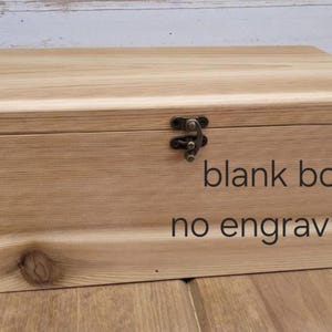 Personalized Cedar Custom Keepsake Box – Engraved Wooden Memory Box ...