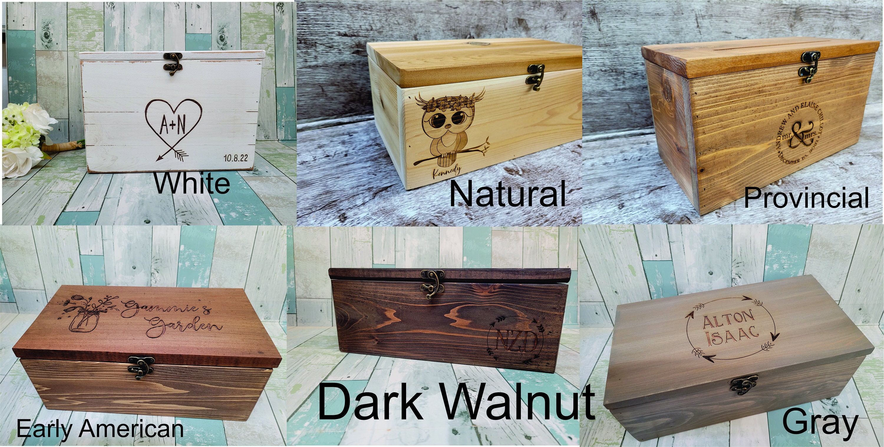 Keepsake Boxes for Babies Wooden Memory Box Time Capsule - Etsy