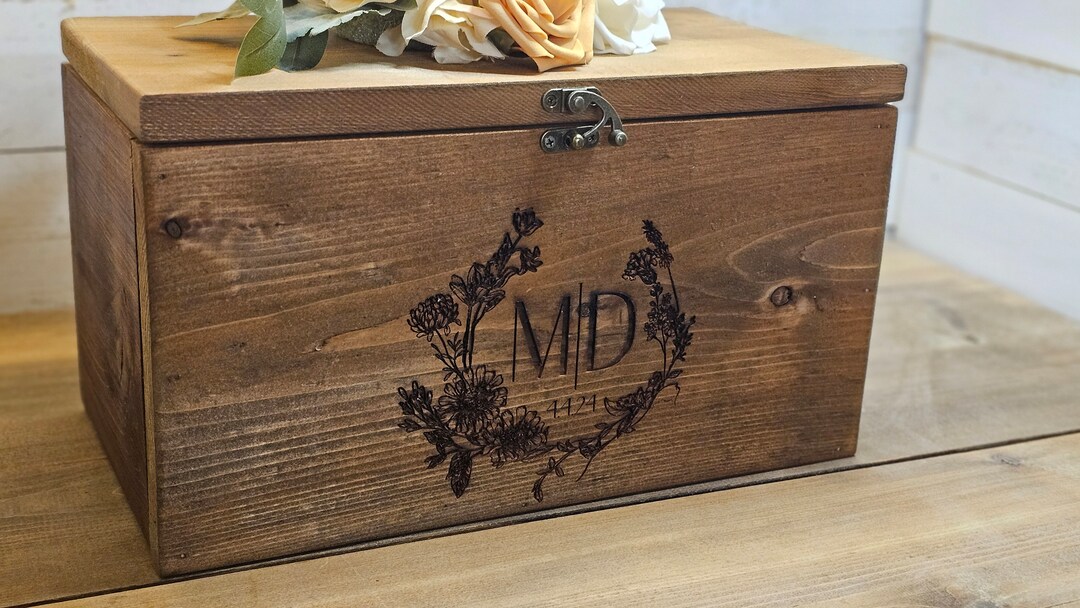 Personalized Card Box, Wedding Card Box, Barn Wedding Decorations ...
