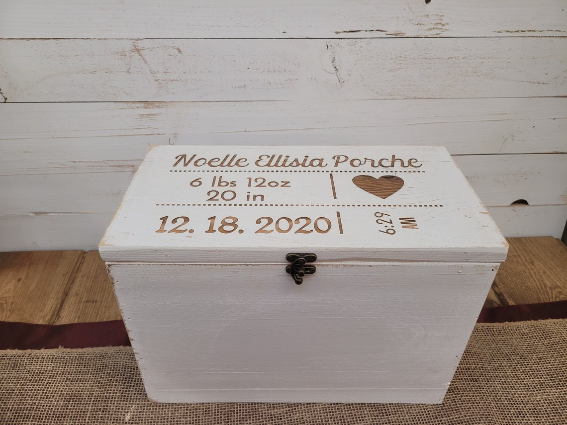 Child Keepsake Box Memory Box New Born Keepsake Box - Etsy