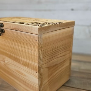 Large Rustic Keepsake Box Mens Personalized Keepsake Box Dads Travel ...