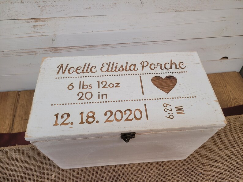 Child Keepsake Box Memory Box New Born Keepsake Box - Etsy