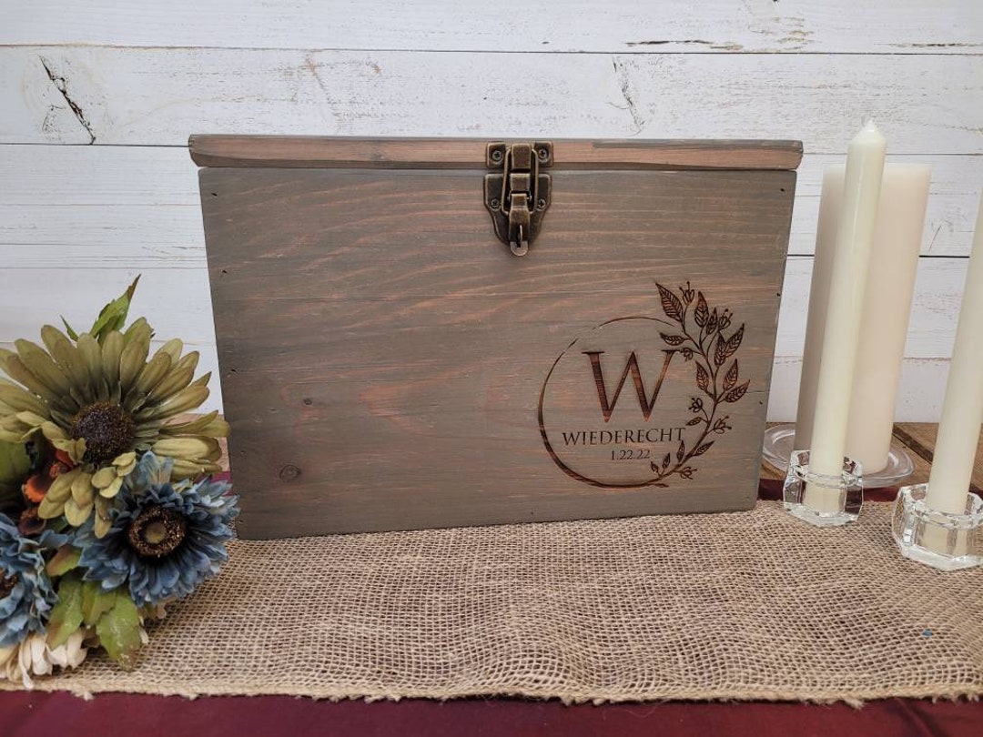 Wedding Card Box Personalized Wedding Card Box With Slot - Etsy