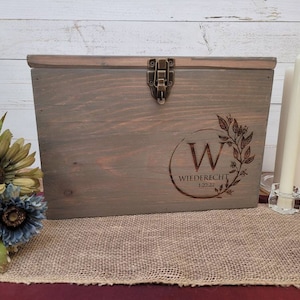 Wedding Card Box Personalized Wedding Card Box With Slot - Etsy