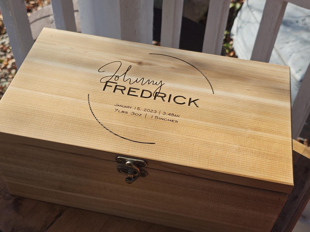 Boys Keepsake Box | Newborn Gift | Baptism Keepsake Box - Etsy