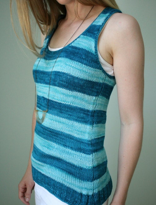 Aquae Tank PDF KNITTING PATTERN - Etsy