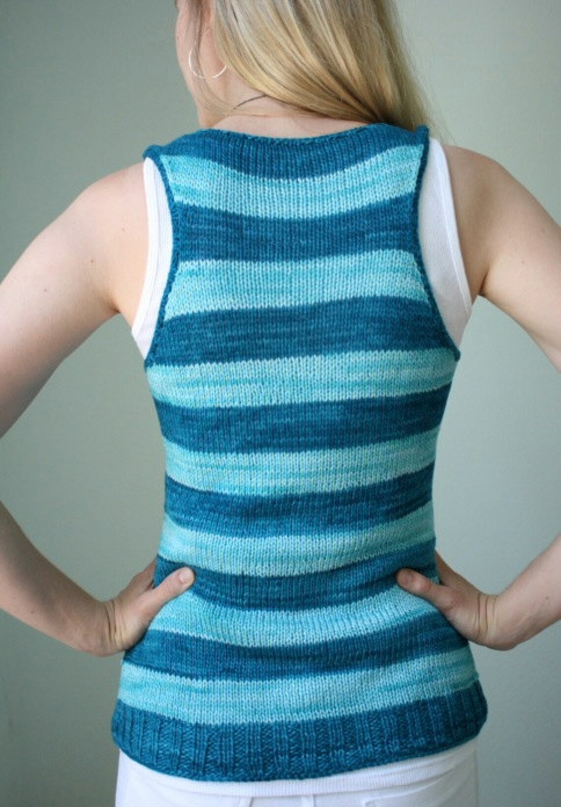 Aquae Tank PDF KNITTING PATTERN - Etsy