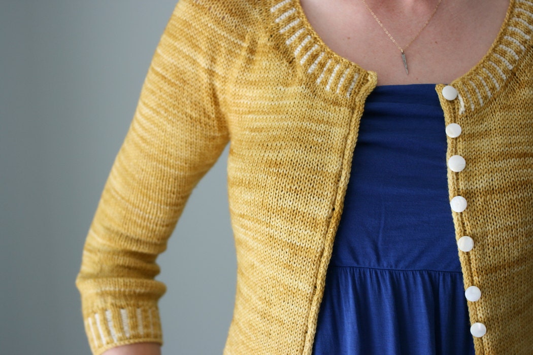 Safrani Cardigan PDF KNITTING PATTERN - Etsy