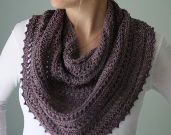 Citron Shawlette PDF KNITTING PATTERN - Etsy Canada