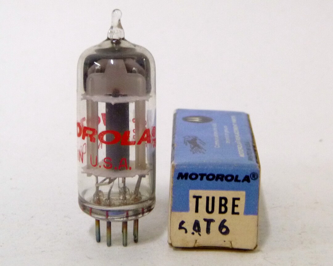GE 6AT6 Vacuum Tube - New Old Stock - Original Box - General Electric ...