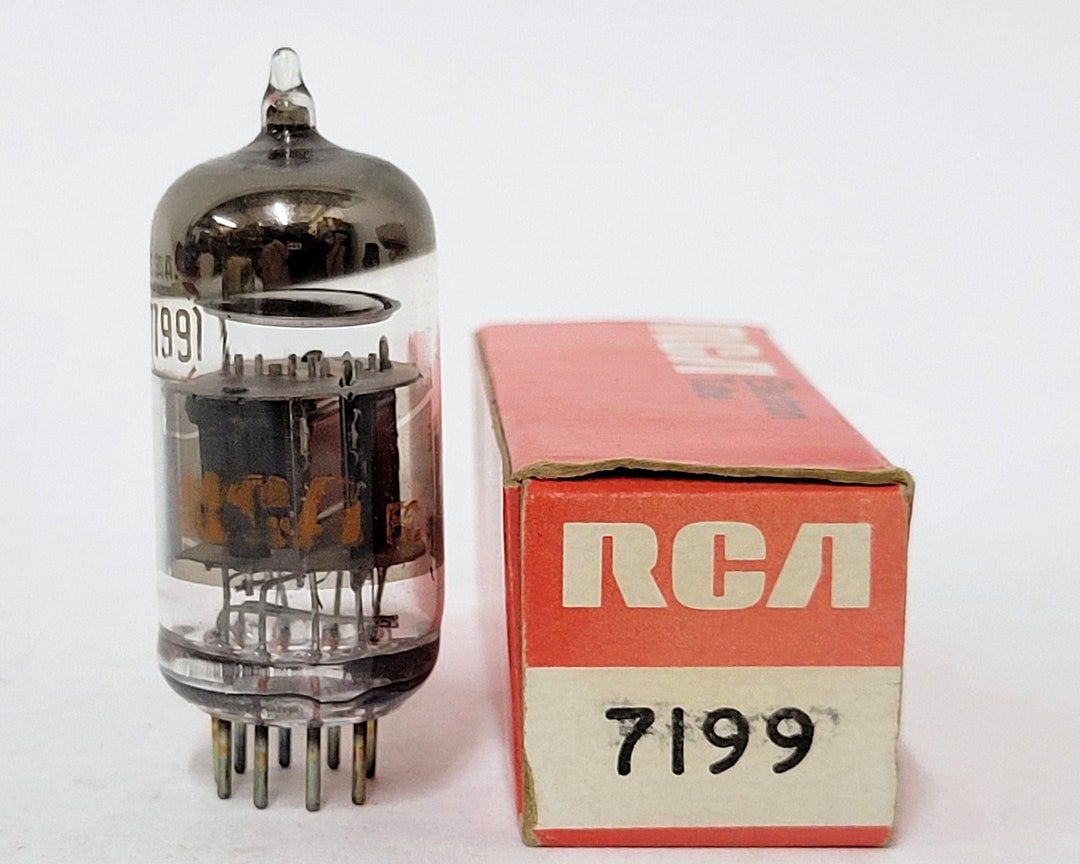 RCA 7199 Vacuum Tube - New Old Stock -- Original Box - Black Plates ...