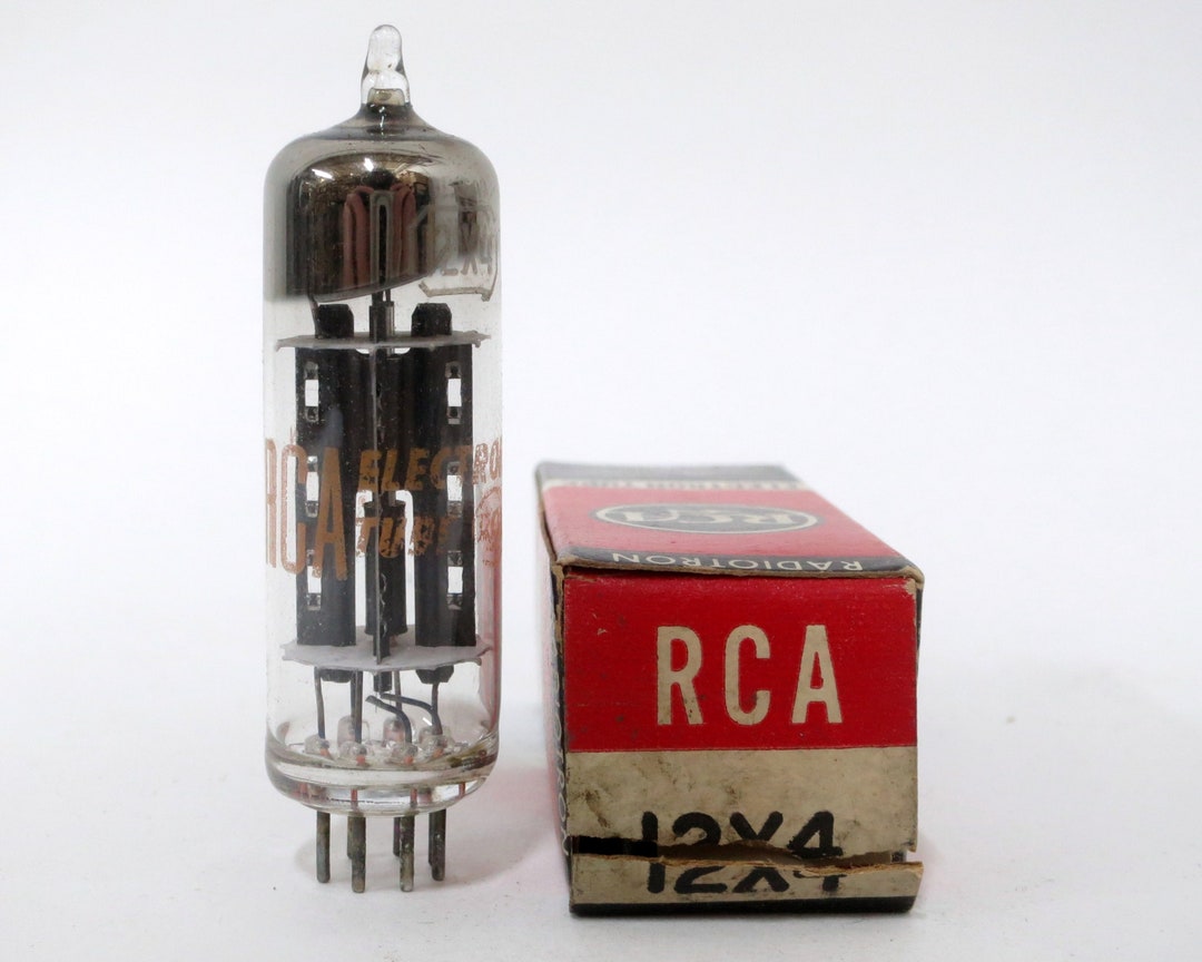 RCA 12X4 Vacuum Tube - New Old Stock - Black Plates - for Dynaco PAS3 ...