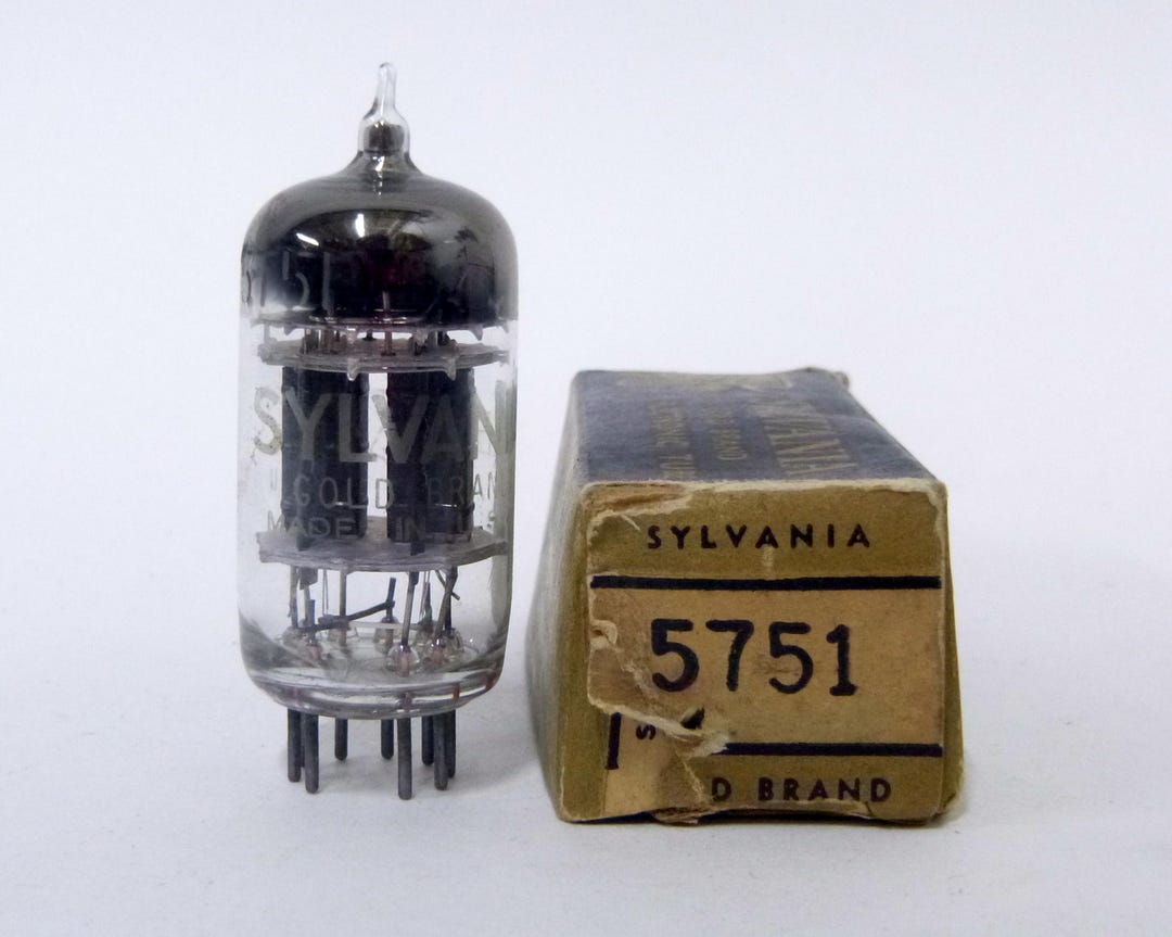 Sylvania Gold Brand 5751 Vacuum Tube - New Old Stock - Original Box ...