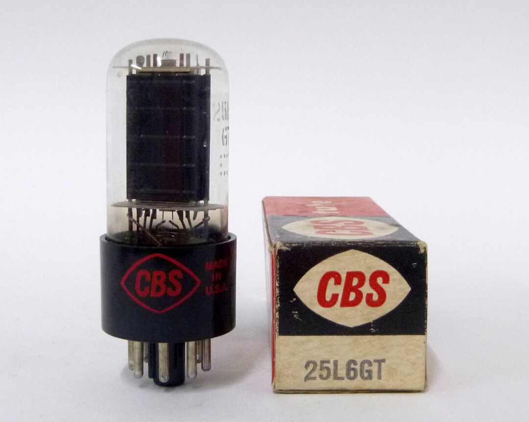 CBS 25L6GT Vacuum Tube Original Box New Old Stock Excellent Condition ...