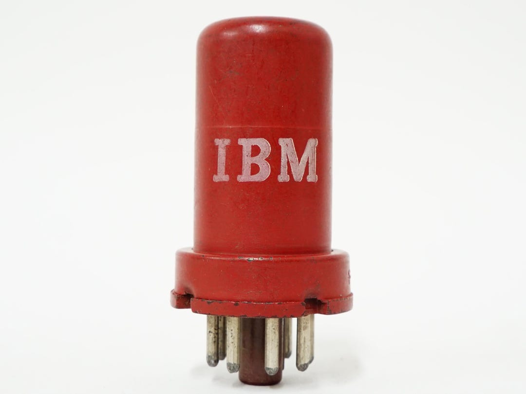 IBM 5693 Vacuum Tube - Red Envelope - Special 6SJ7 Tube - Manufactured ...