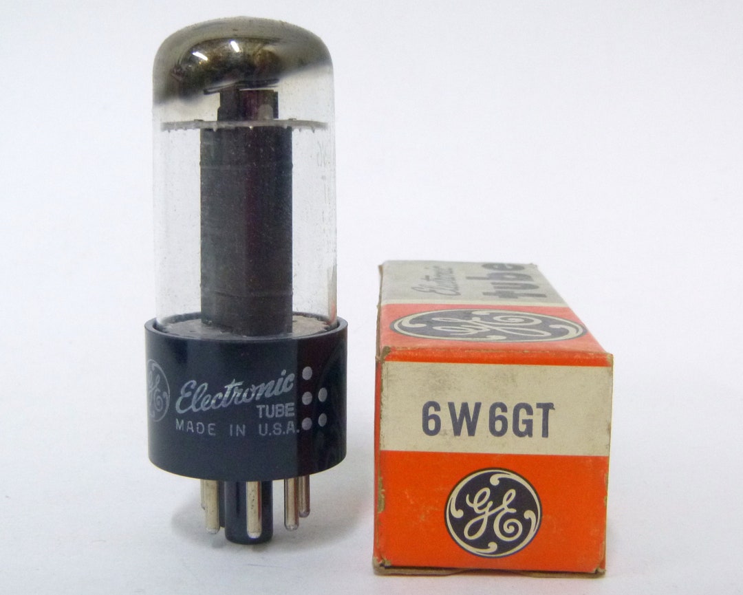 GE 6W6GT Vacuum Tube - New Old Stock - Original Box - Excellent ...